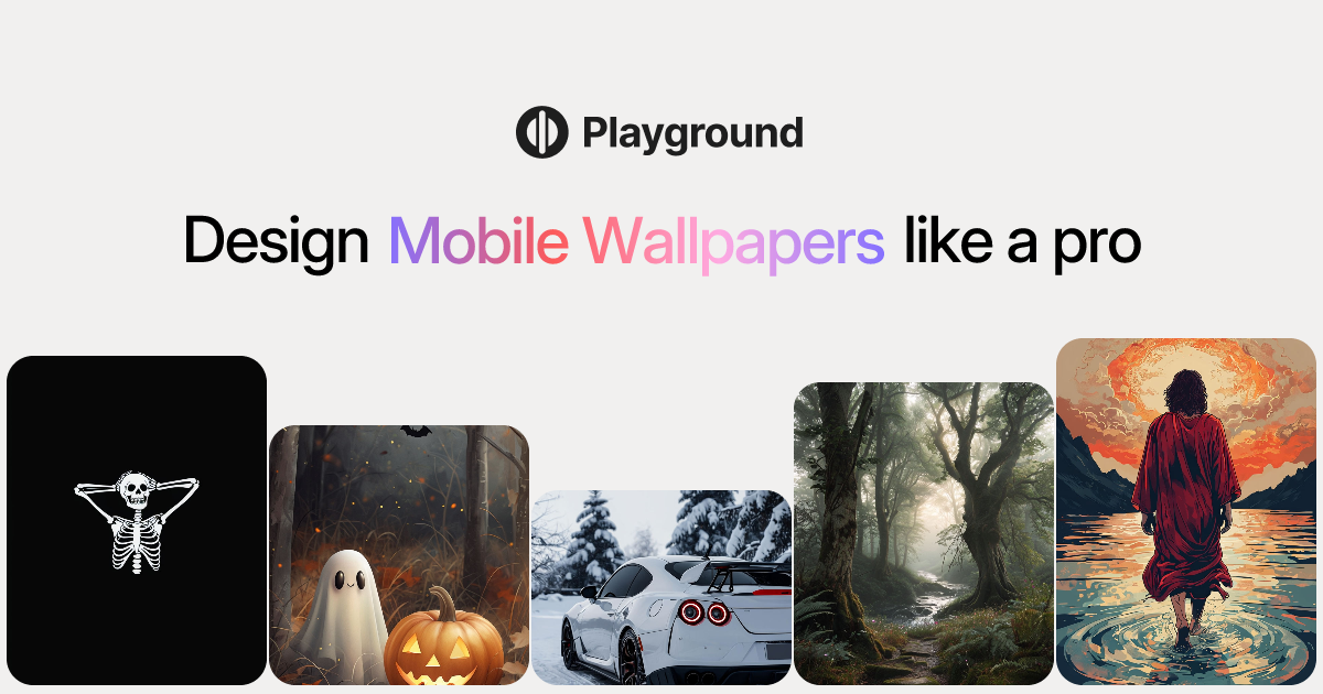Mobile Wallpaper Templates - Playground
